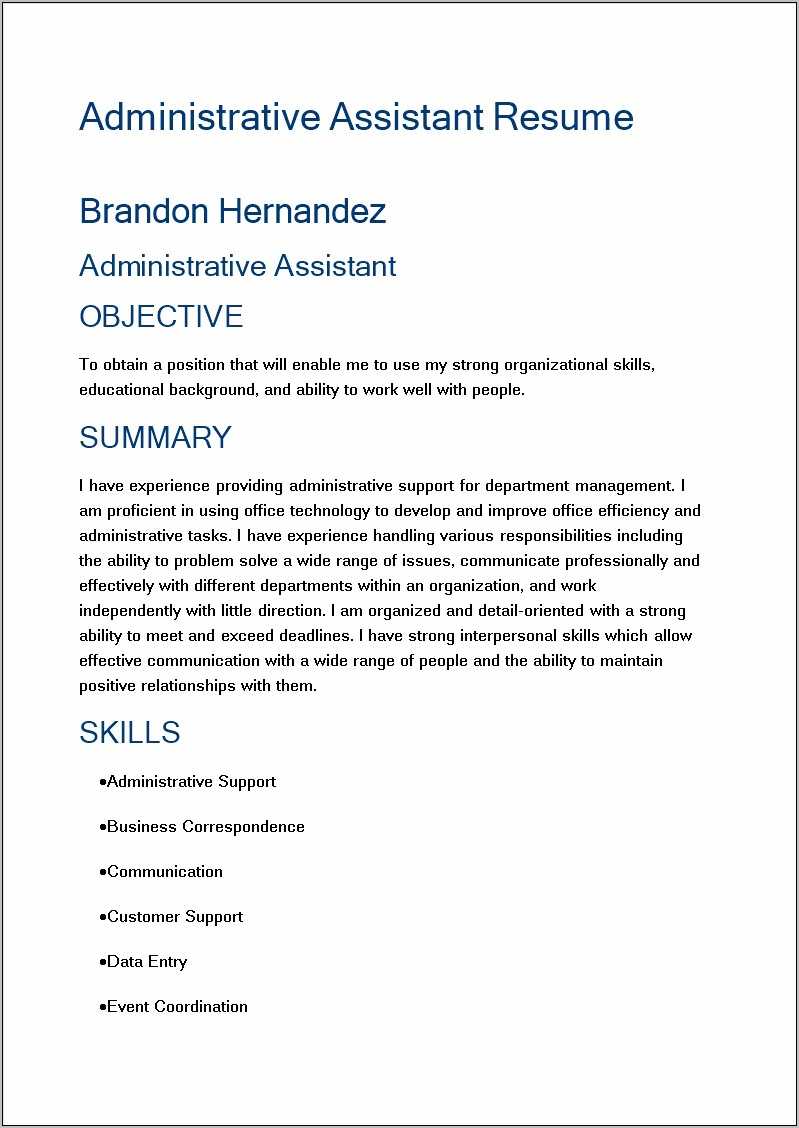 resume-skills-for-an-administrative-assistant-resume-example-gallery