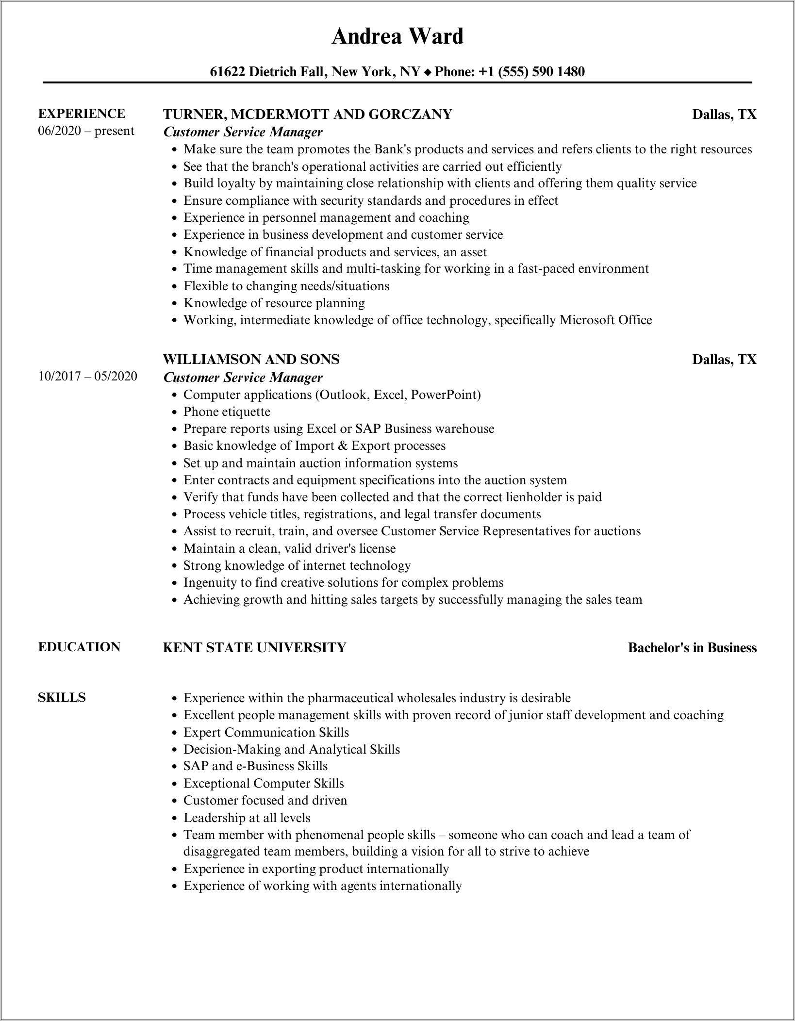 Resume Summary Examples Customer Service Manager Resume Example Gallery resume-summary-examples-customer-service-manager-resume-example-gallery