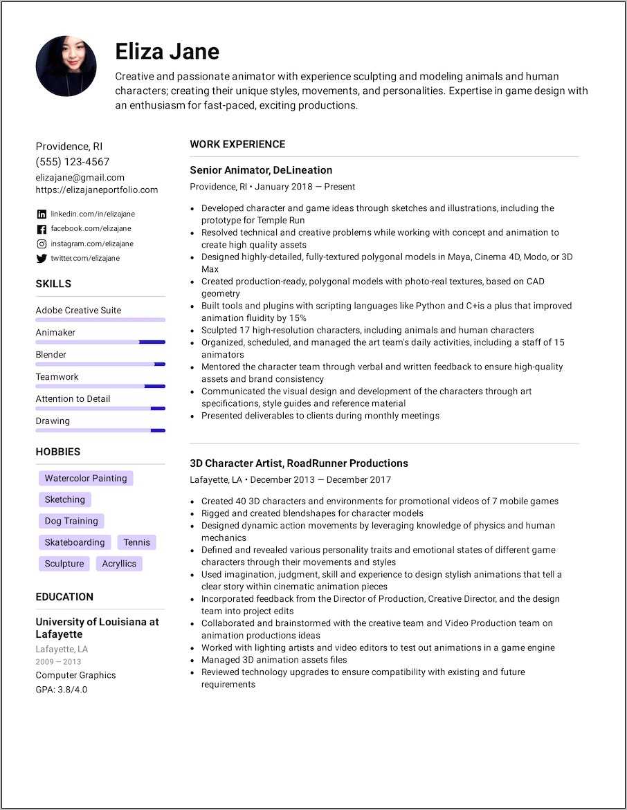 Resume Template And Autofill And Free - Resume Example Gallery