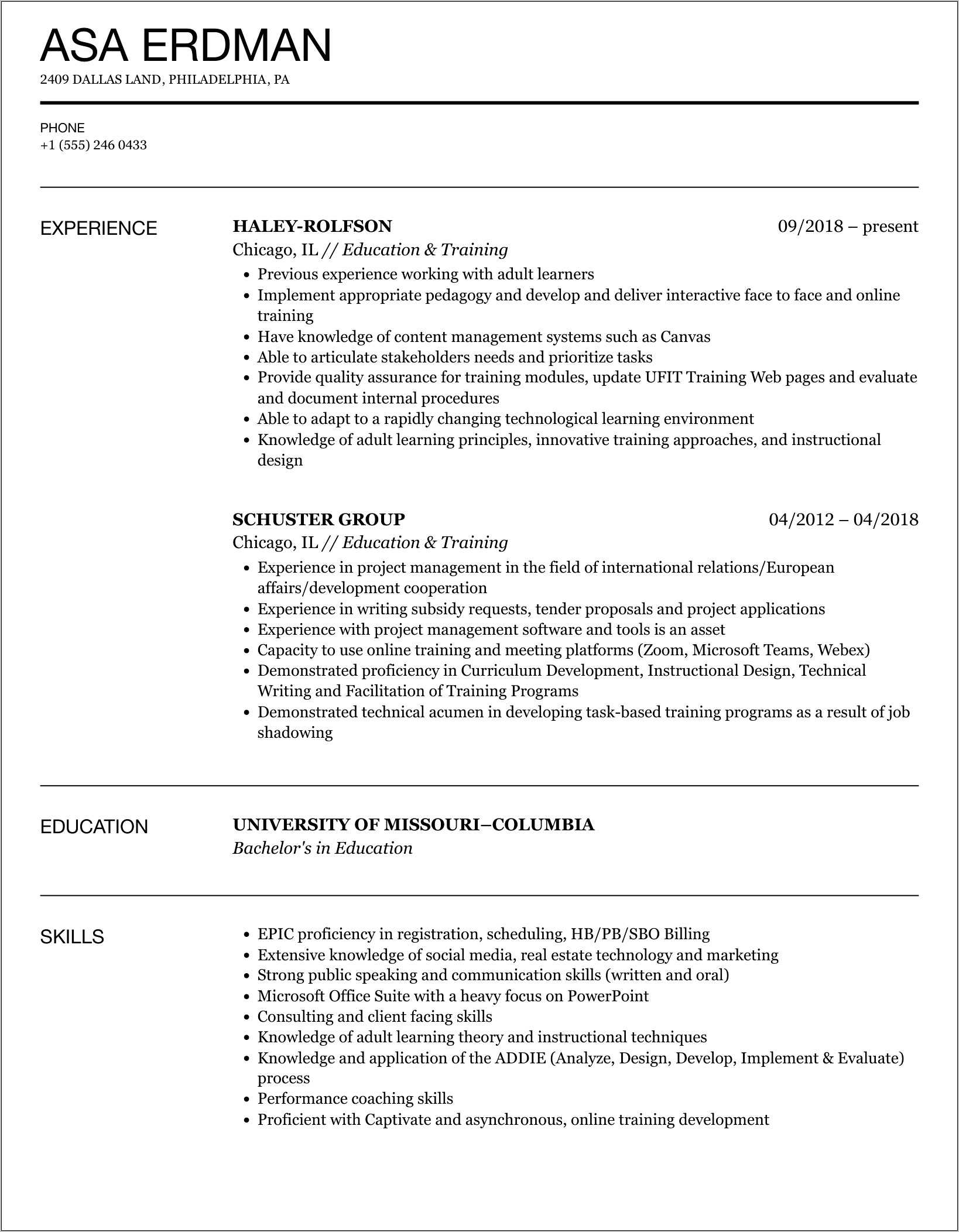 Resume Template Pdf No Work Experience No Education Resume Example Resume Template Pdf No Work Experience No Education Resume Example