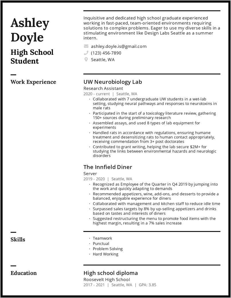 Sample Resume For Highschool Students Pdf Resume Example Gallery sample-resume-for-highschool-students-pdf-resume-example-gallery