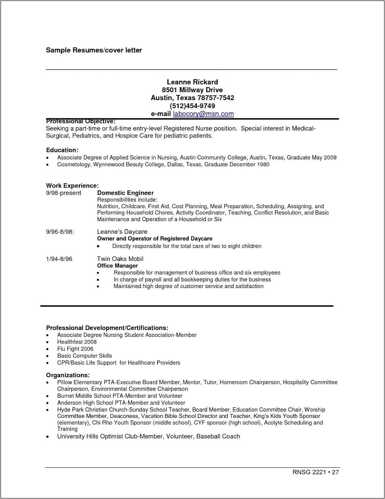 Sample Resume Objectives For Daycare Worker Resume Example Gallery sample-resume-objectives-for-daycare-worker-resume-example-gallery