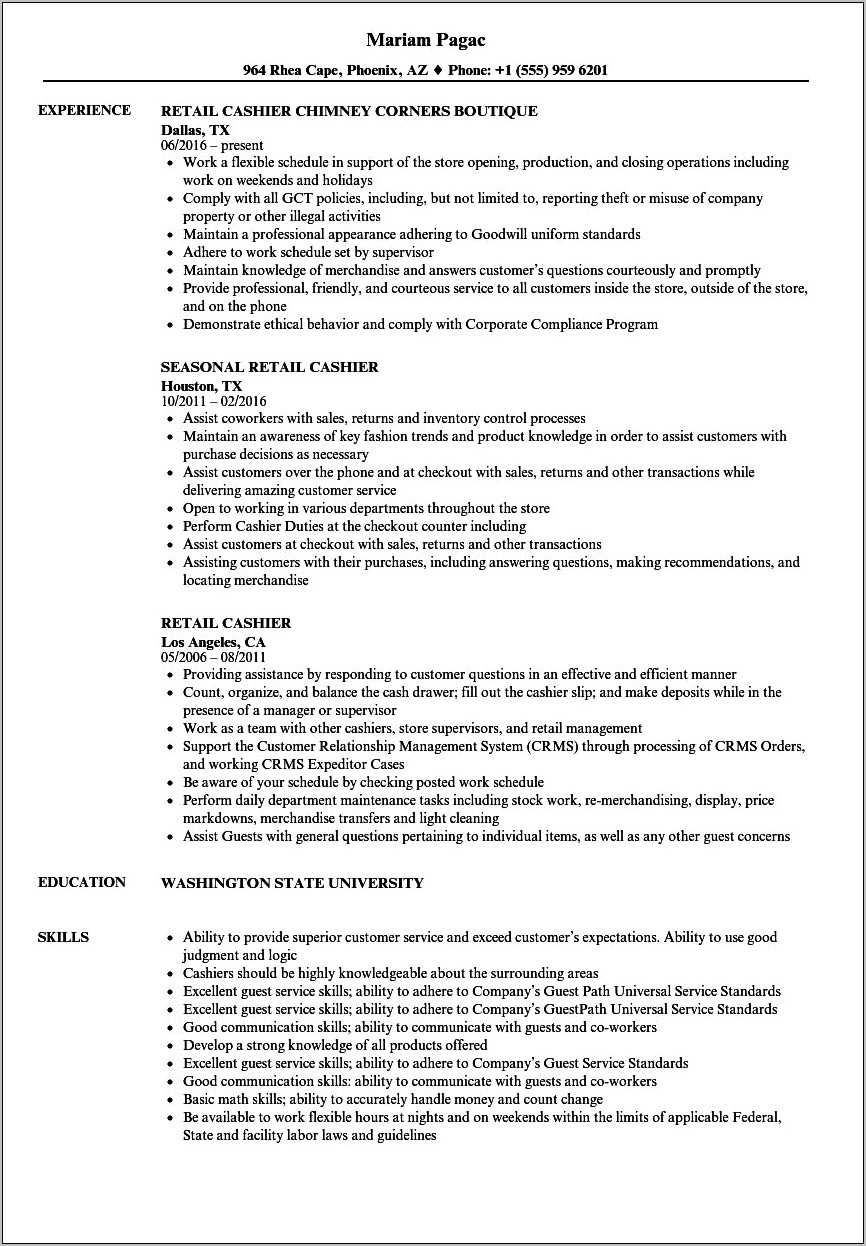 Sample Resumes For Cashier In A Grocery Store Resume Example Gallery sample-resumes-for-cashier-in-a-grocery-store-resume-example-gallery