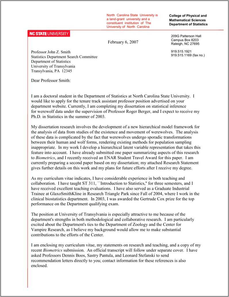 Sending Resume To Professor For Recommendation Letter Resume Example