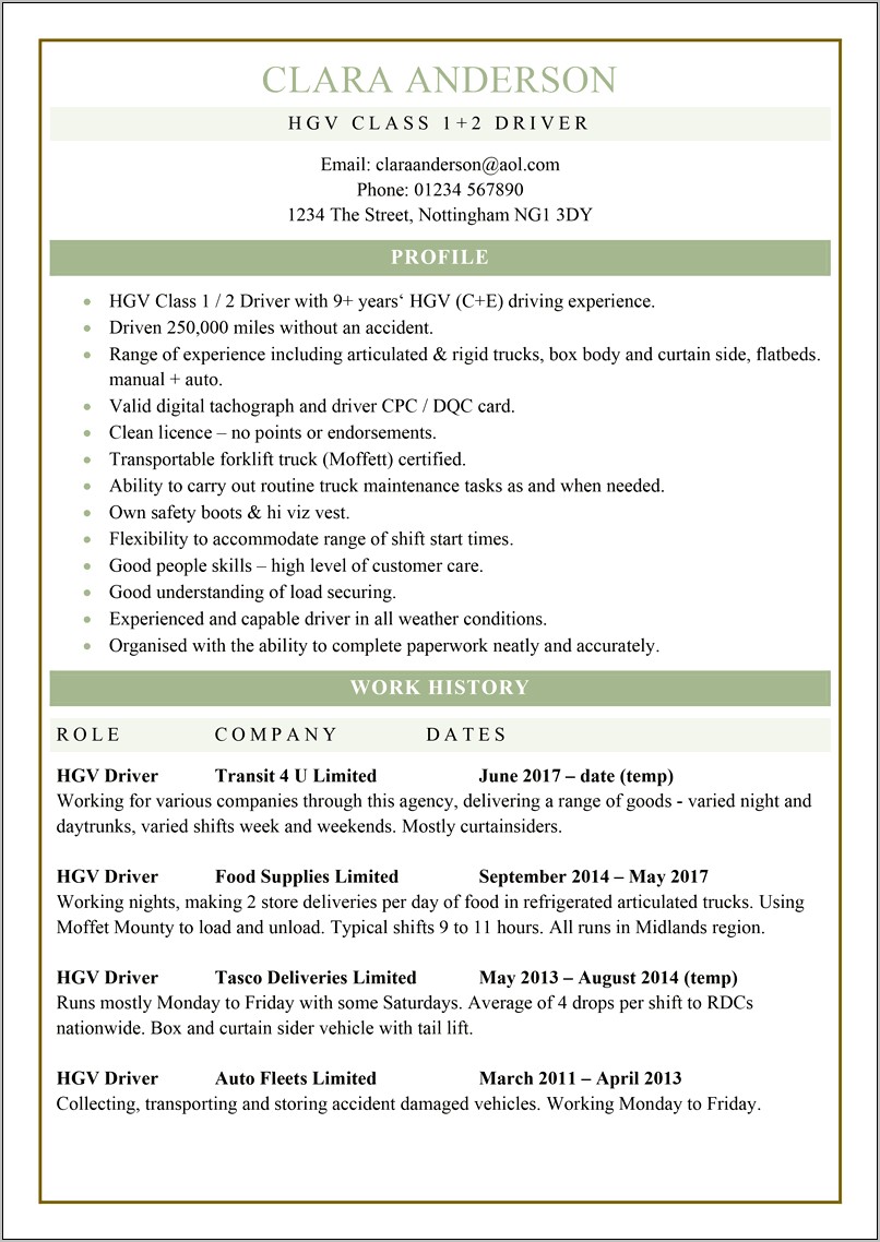 Resume Format In Ms Word Simple