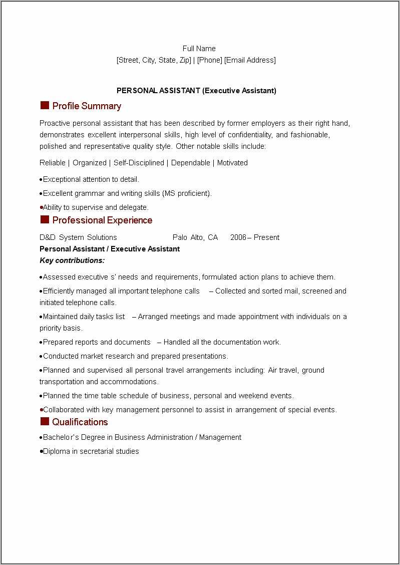 Skills Of Executive Assistant In Resume Resume Example Gallery skills-of-executive-assistant-in-resume-resume-example-gallery